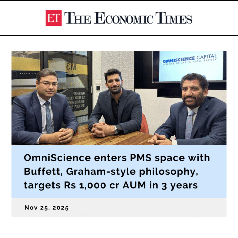 OmniScience enters PMS space with Buffett, Graham-style philosophy ...